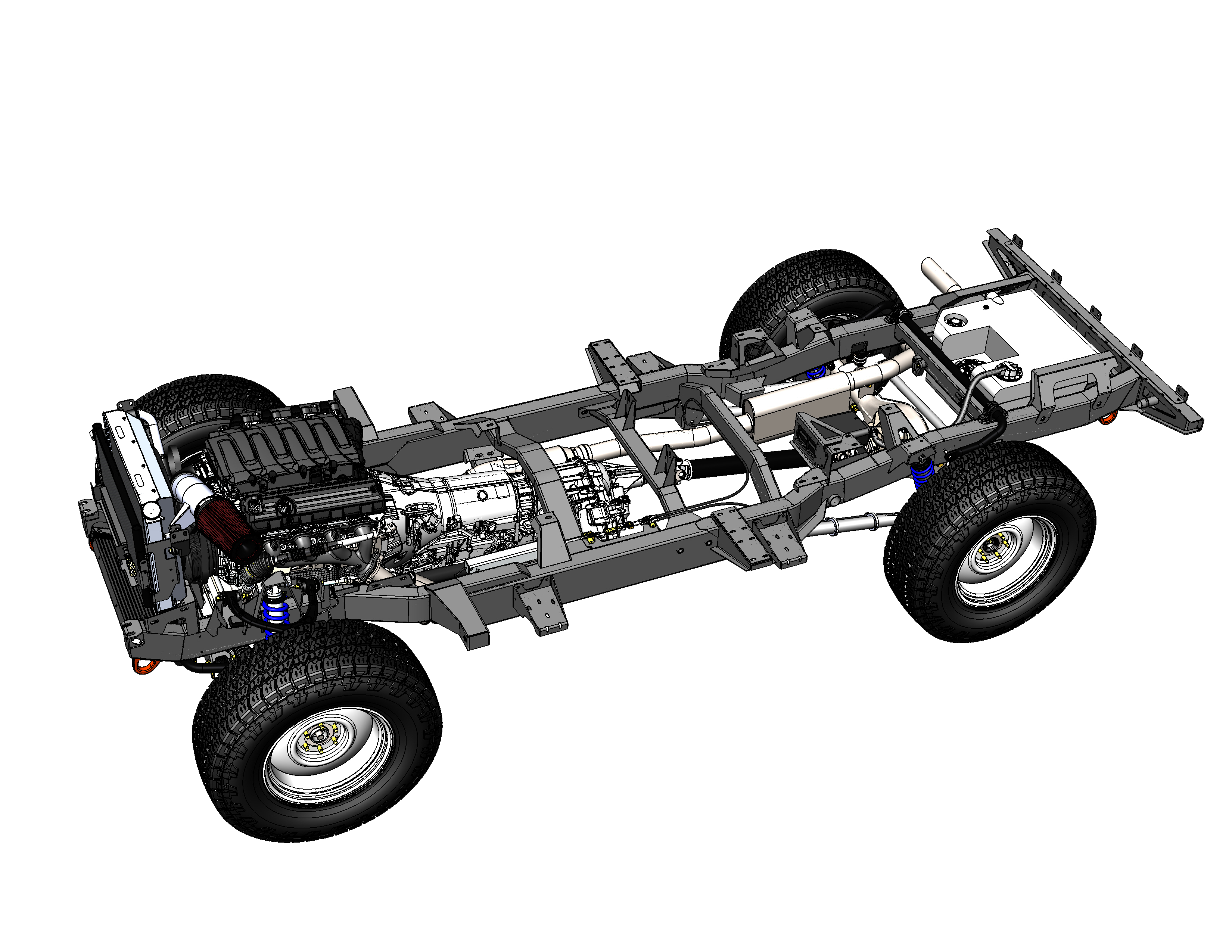 1983-2016 Land Rover Defender 110 Legend Series chassis - Roadster Shop